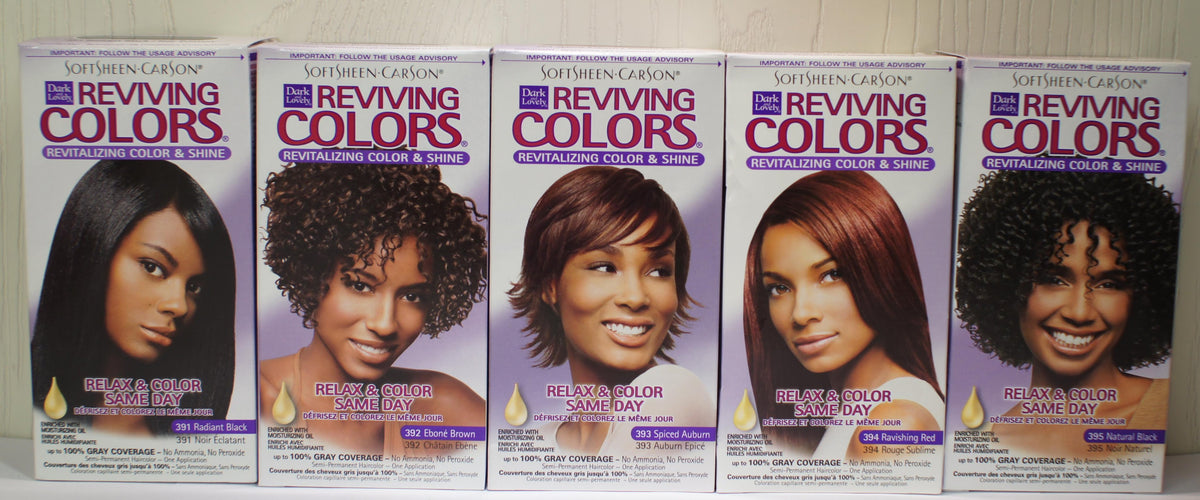 Dark and Lovely Reviving Colors Relax + Color Same Day by Soft Sheen C ...